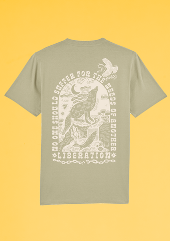Total Liberation Sage Vegan Heavyweight T-Shirt – HeartCure